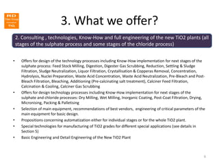 RD Titan Group Innovative TiO2. Full range of technologies for ...