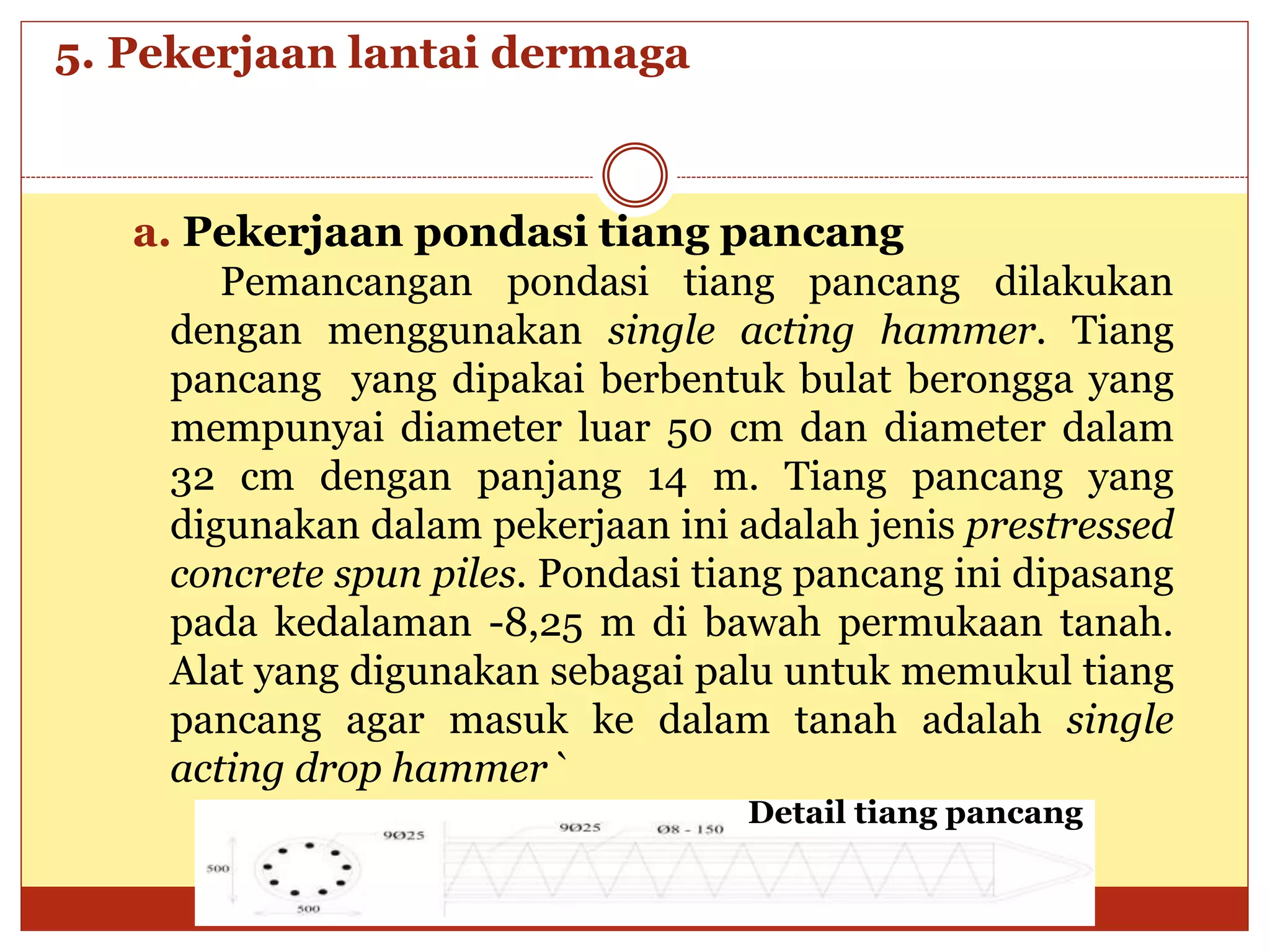 140900071 metode-pelaksanaan-pekerjaan-dermaga-kapal-laut | PPTX