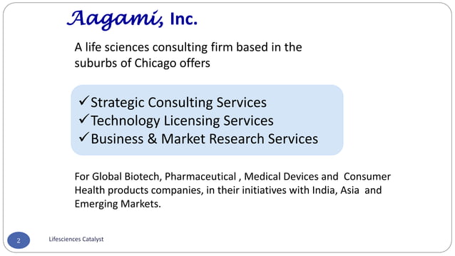 Aagami Inc. Company Presentation | PPT