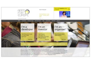 CITYSDK APIS BOOSTING SMART CITY APP DEVELOPMENT | PPT