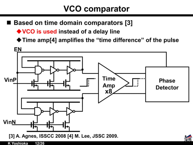 A 13b SAR ADC with Eye-opening VCO Based Comparator | PPTX | Cameras ...