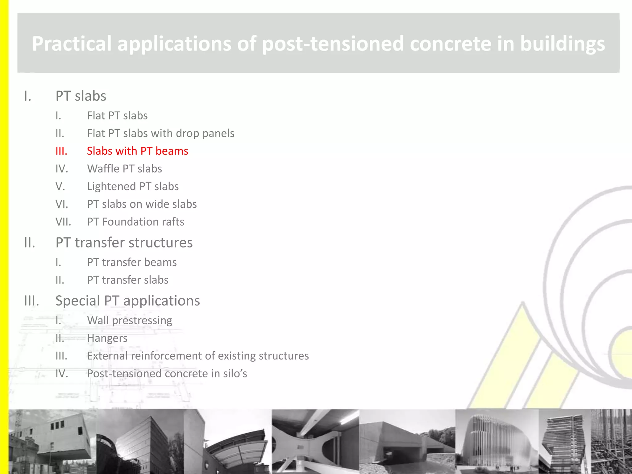 PT STRUCTURES IN BUILDINGS | PPTX