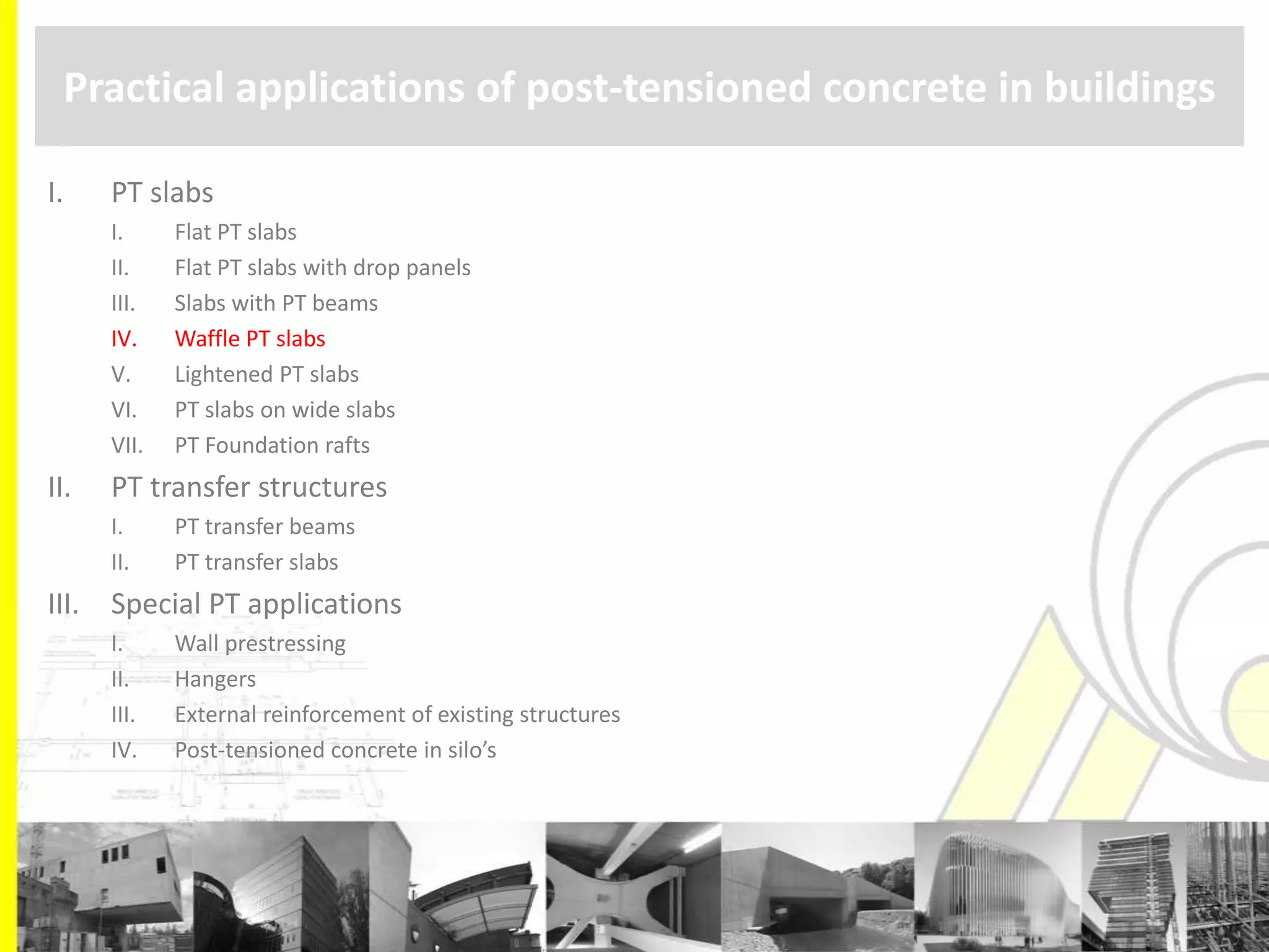 PT STRUCTURES IN BUILDINGS | PPTX