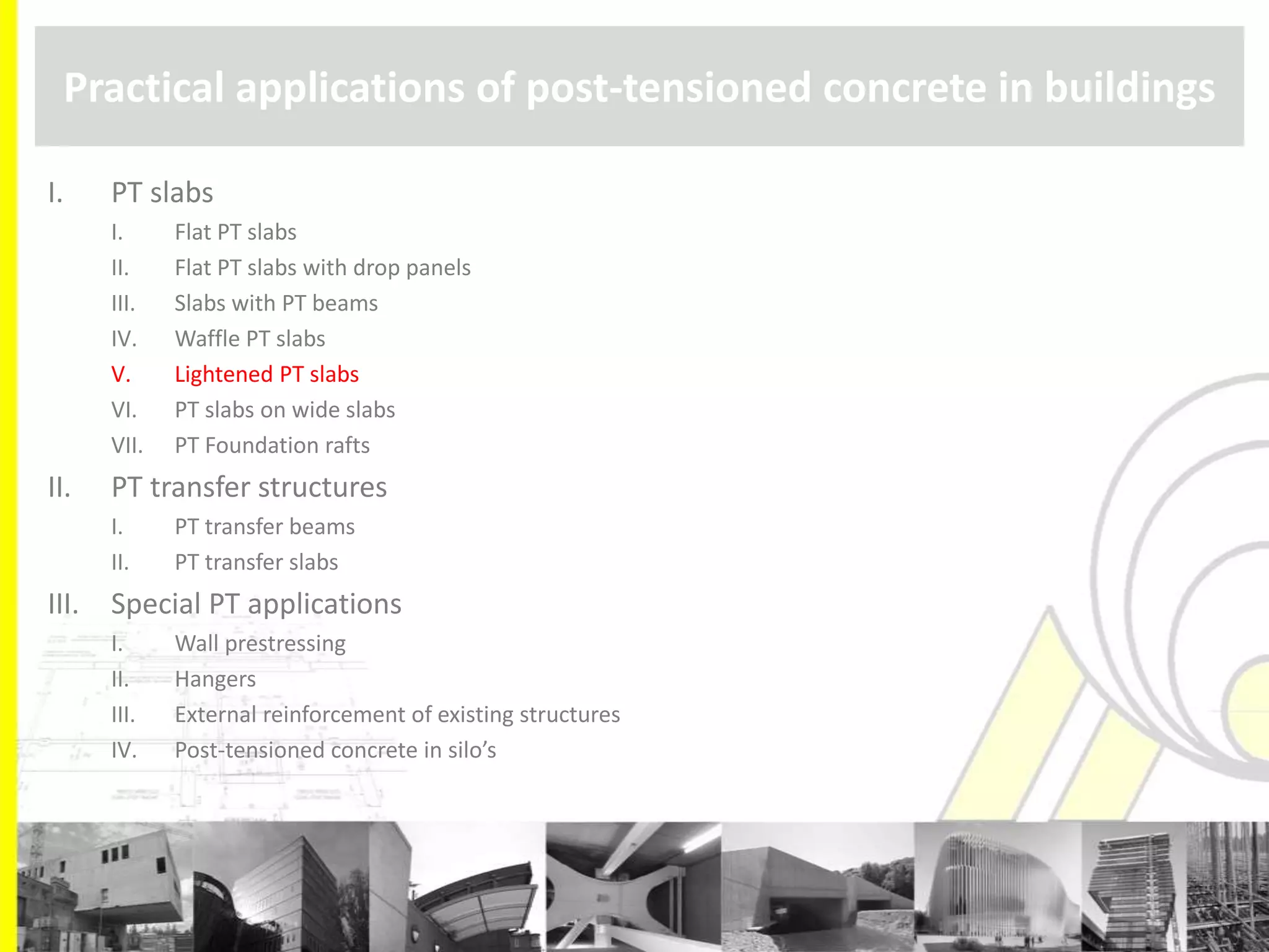 PT STRUCTURES IN BUILDINGS | PPTX