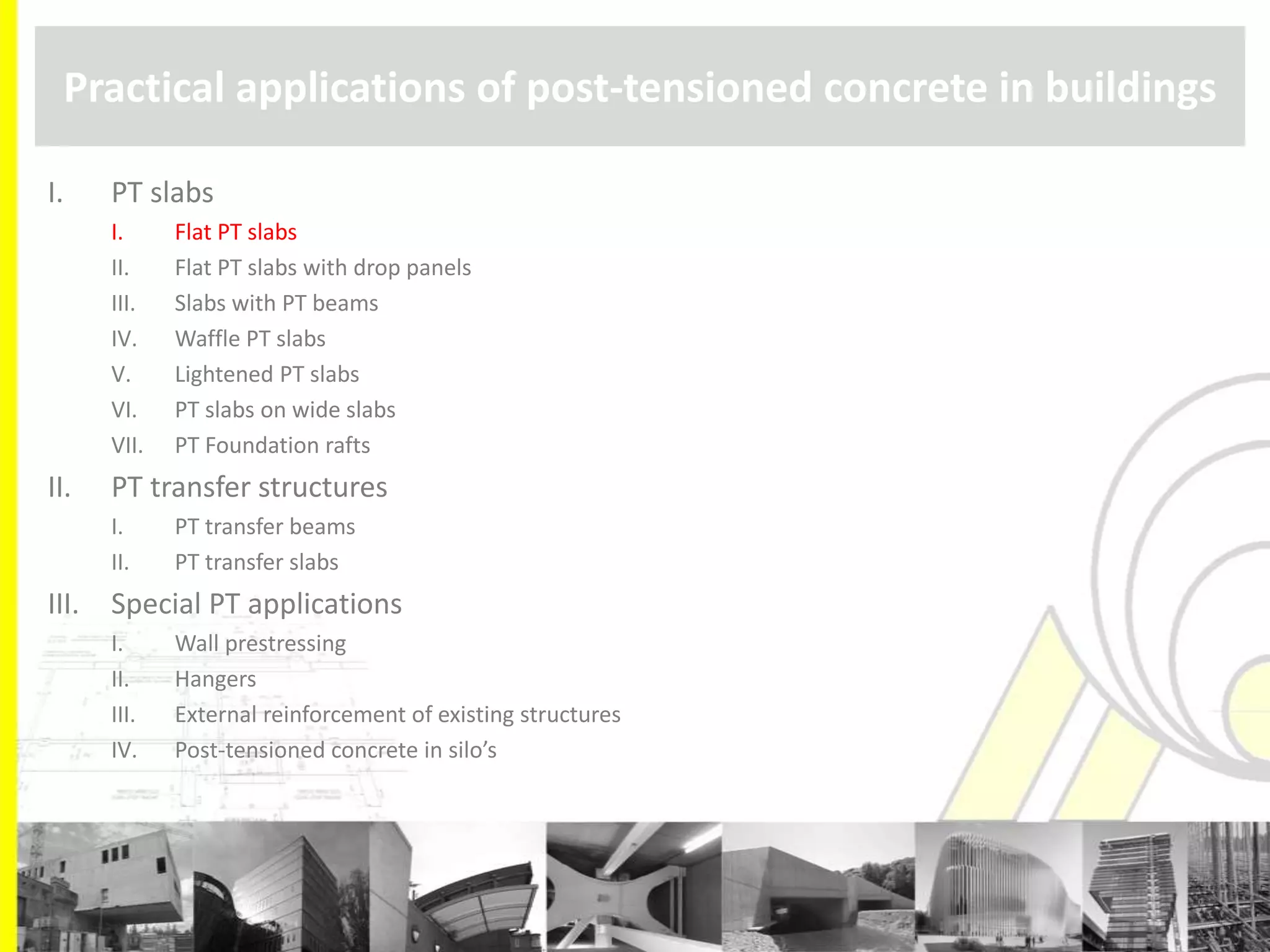 PT STRUCTURES IN BUILDINGS | PPTX