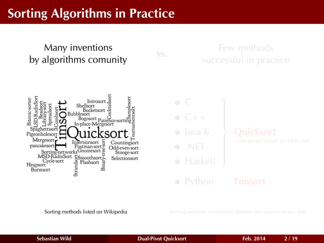 Dual-Pivot Quicksort - Asymmetries in Sorting | PPT Dual-Pivot Quicksort - Asymmetries in Sorting | PPT