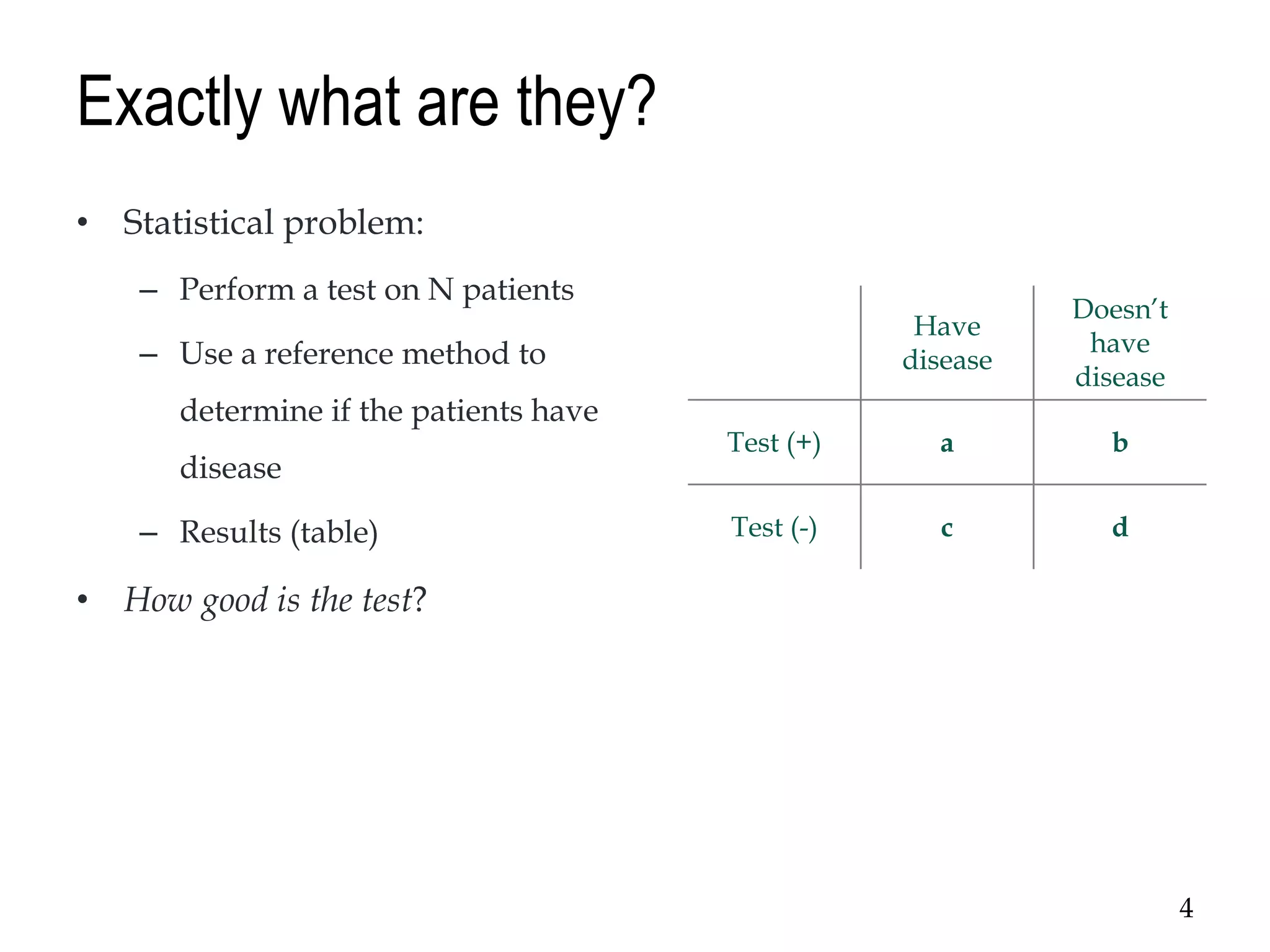 Measuring Diagnostic Accuracy | PPTX