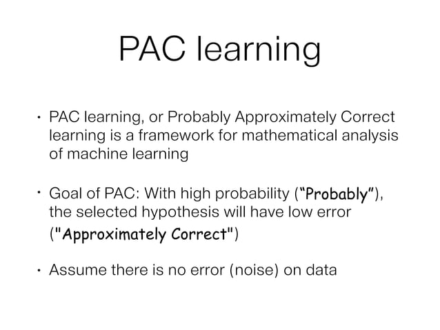 PAC Learning | PDF