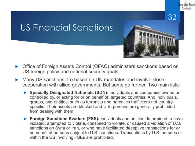 Compliance with Sanctions, Embargoes & Export Licensing (UK): Insurance ...