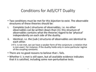 Florence Duality Talk: Reduction and Emergence in Holographic Scenarios ...