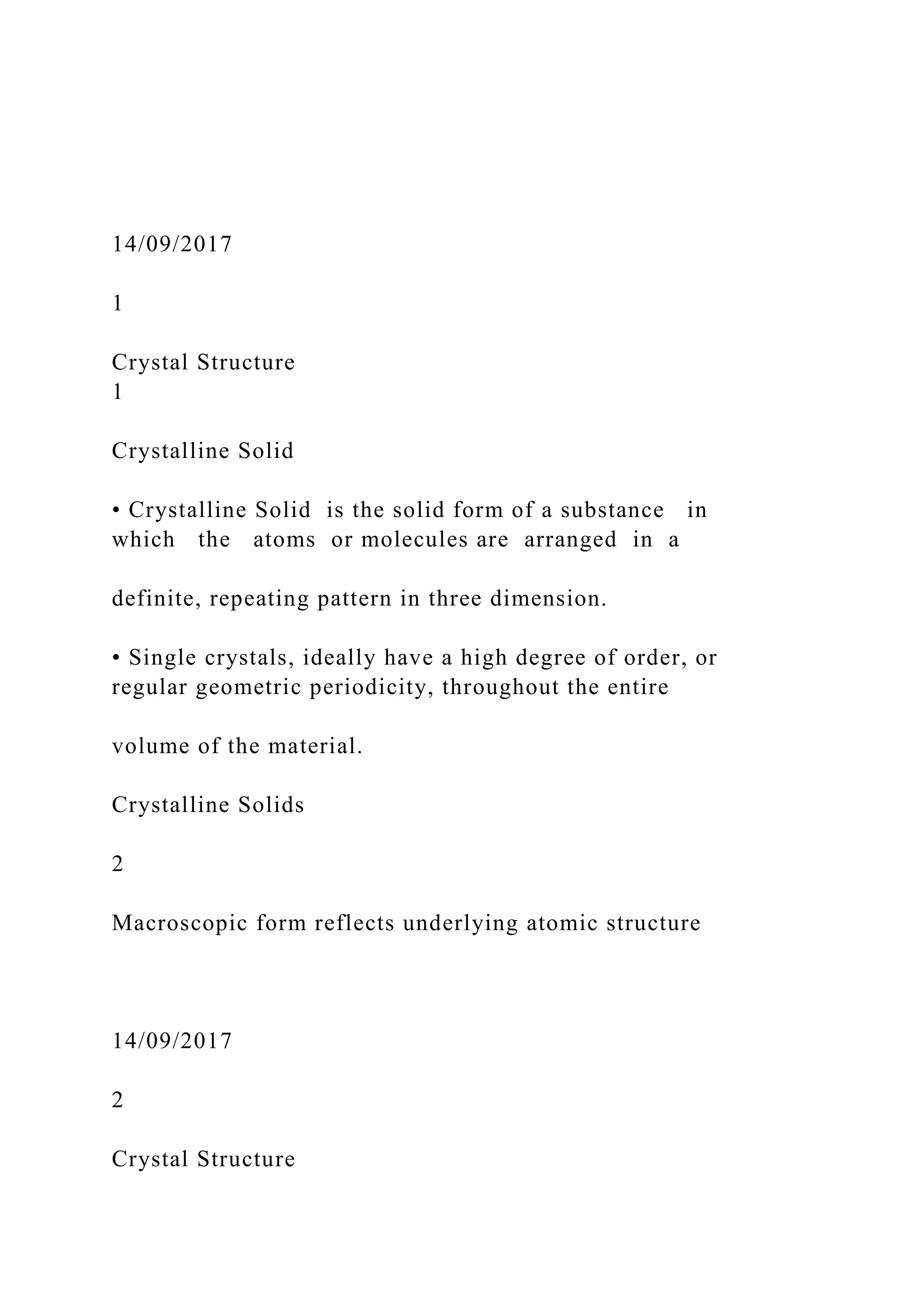 14092017 1 Crystal Structure 1 Crystalline Sol.docx