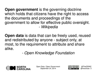 Open Data / Open Government | PDF