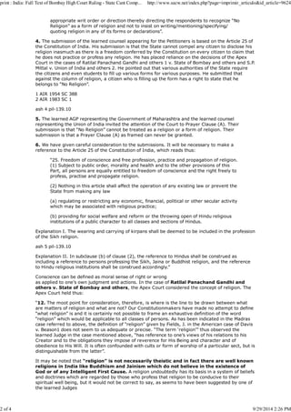 Bombay High Court - Ruling on State cant Compel Citizens to Declare ...