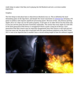 A Look at Bioshock for iOS and How it Compares to its PC Counterpart | PDF