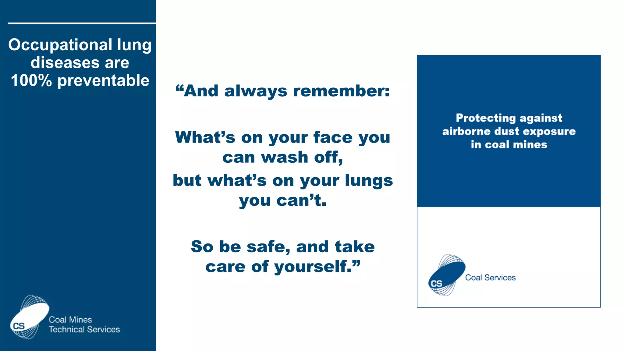 Airborne dust awareness, where do I stand? - Mark Shepherd | PPTX