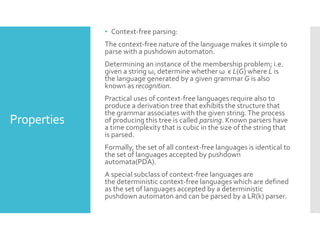 Types of Language in Theory of Computation | PPTX