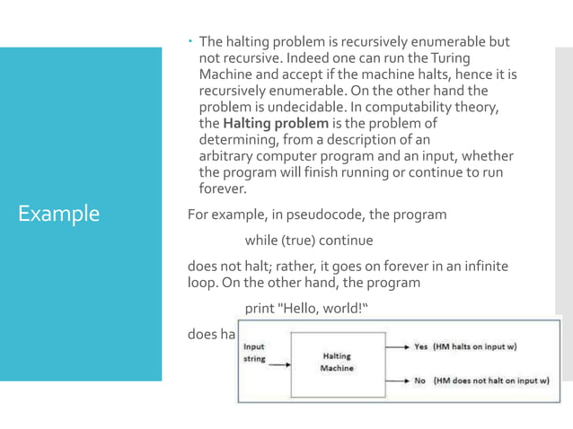 Types of Language in Theory of Computation | PPTX