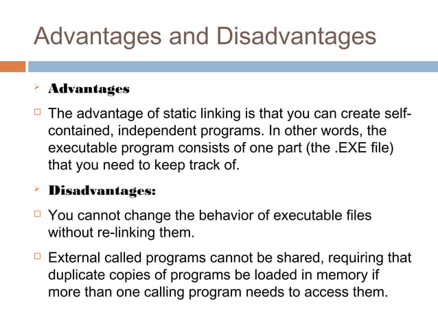 Loaders and Linkers | PPT | Programming Languages | Computing