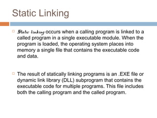Loaders and Linkers | PPT
