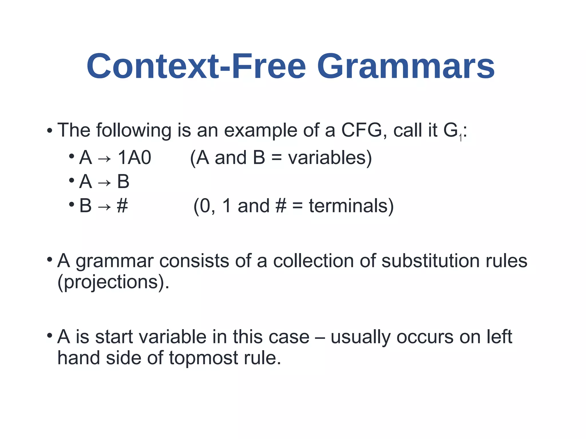 context free language | PPT