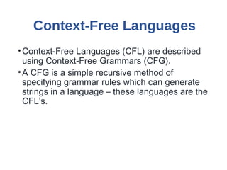 context free language | PPT