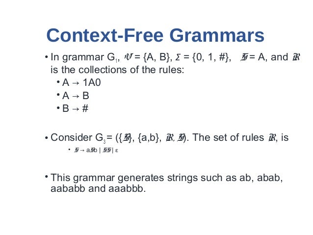 context free language