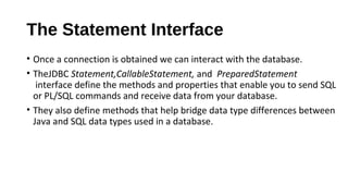 statement interface | PPT