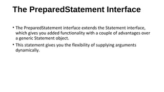 statement interface | PPT