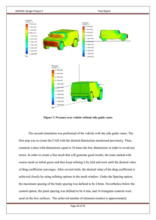 Aerodynamic Drag Reduction for Ground Vehicles using Lateral Guide Vanes | PDF