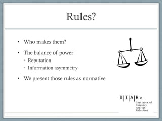 The IIAR 7+7+7 Rules of Engagement | PDF