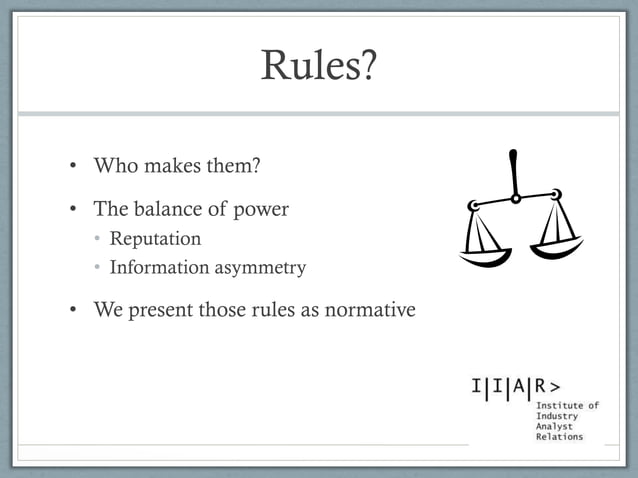 The IIAR 7+7+7 Rules of Engagement | PDF