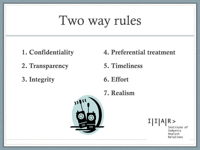 The IIAR 7+7+7 Rules of Engagement | PDF