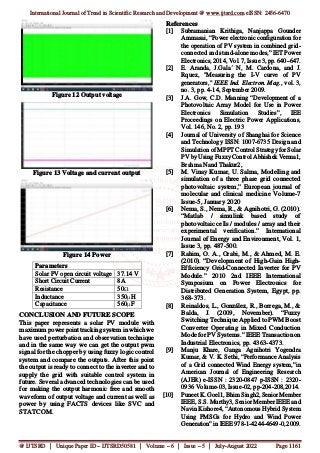 Analysis and Simulation of Solar PV Connected with Grid Accomplished ...