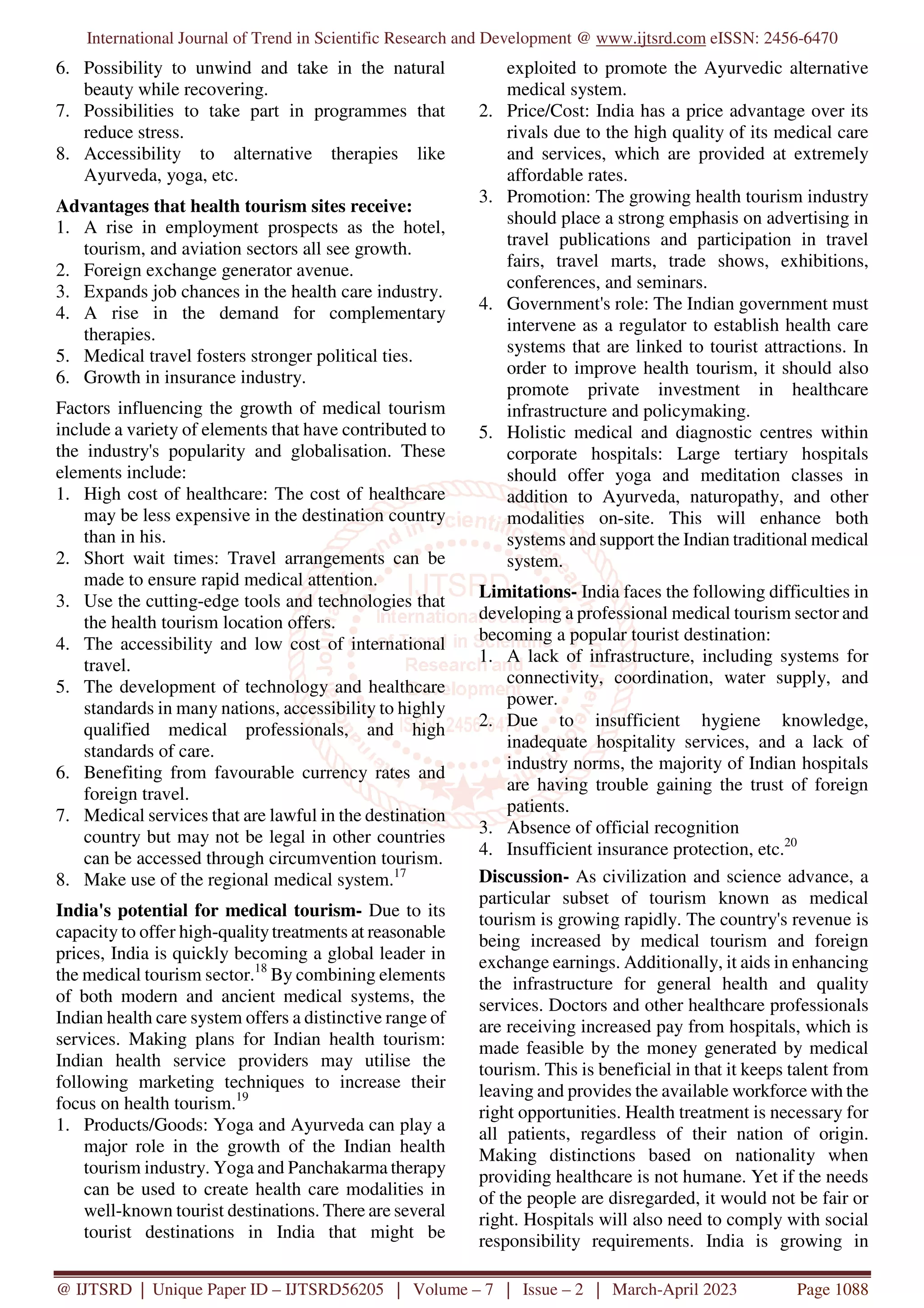 Ayurveda, Health, and Wellness Tourism in India | PDF