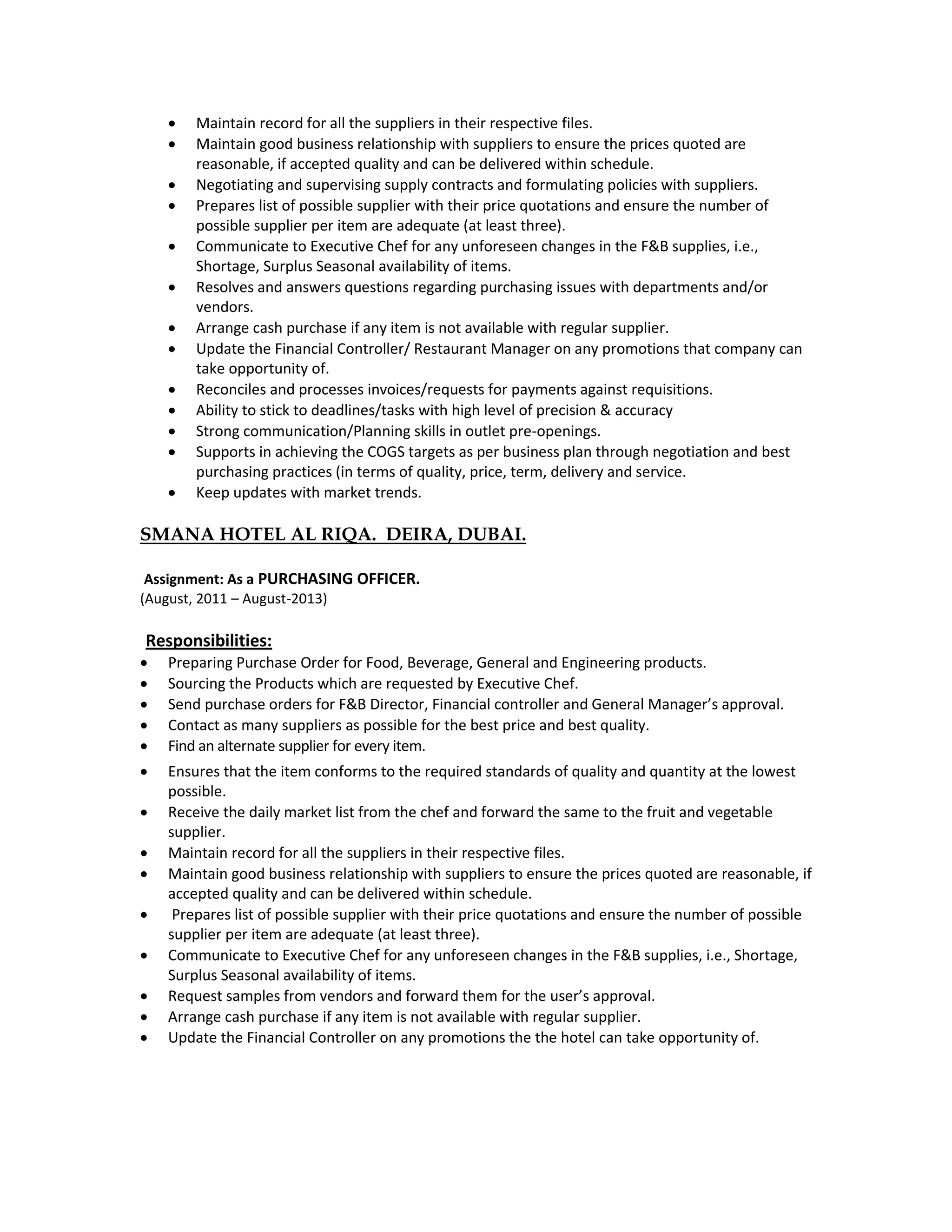 Tanveer Shamshad CV | PDF