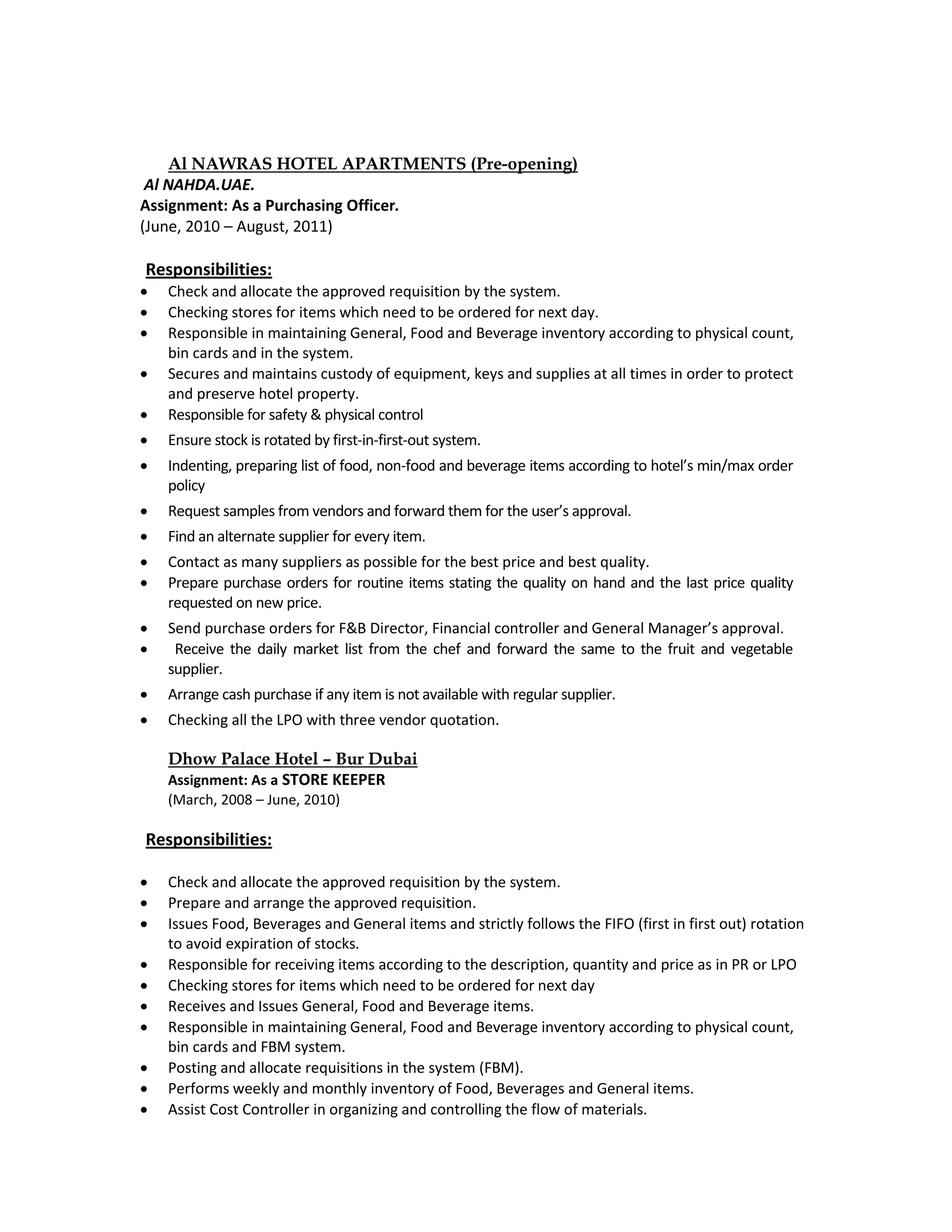 Tanveer Shamshad CV | PDF