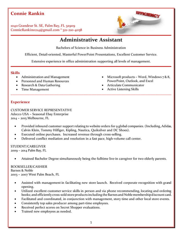 BILLBOARD ADMINSTRATIVE ASSISTANT RESUME | DOCX