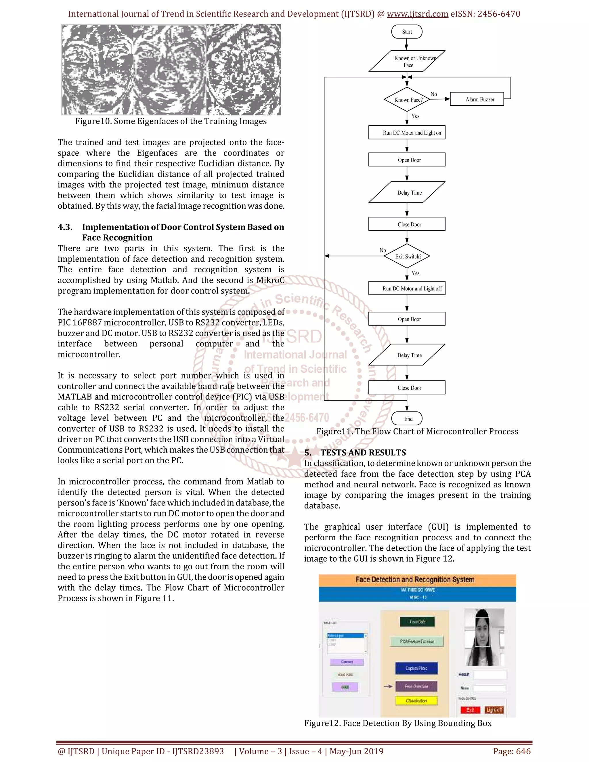 Face Recognition Based Intelligent Door Control System | PDF