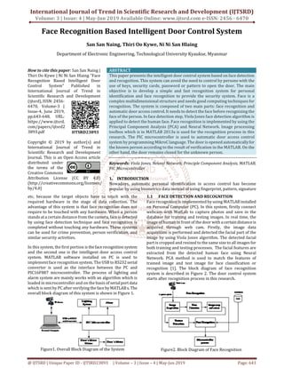 Face Recognition Based Intelligent Door Control System | PDF
