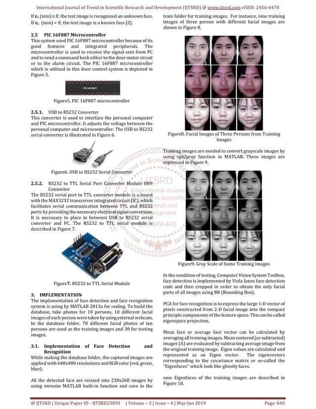 Face Recognition Based Intelligent Door Control System | PDF | Technology & Computing