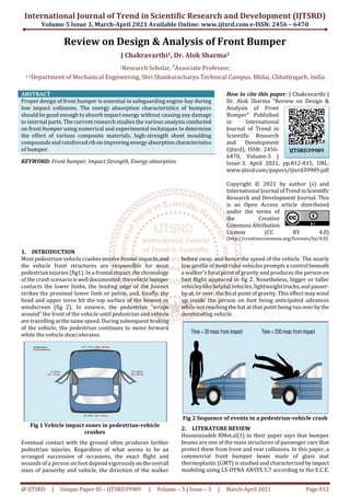 Review on Design and Analysis of Front Bumper | PDF