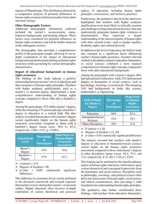 The Impact of Educational Background and Professional Training on Human ...
