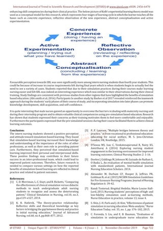 Transfer of Learning using Simulation Based Education among Students of Teaching Institutions | PDF