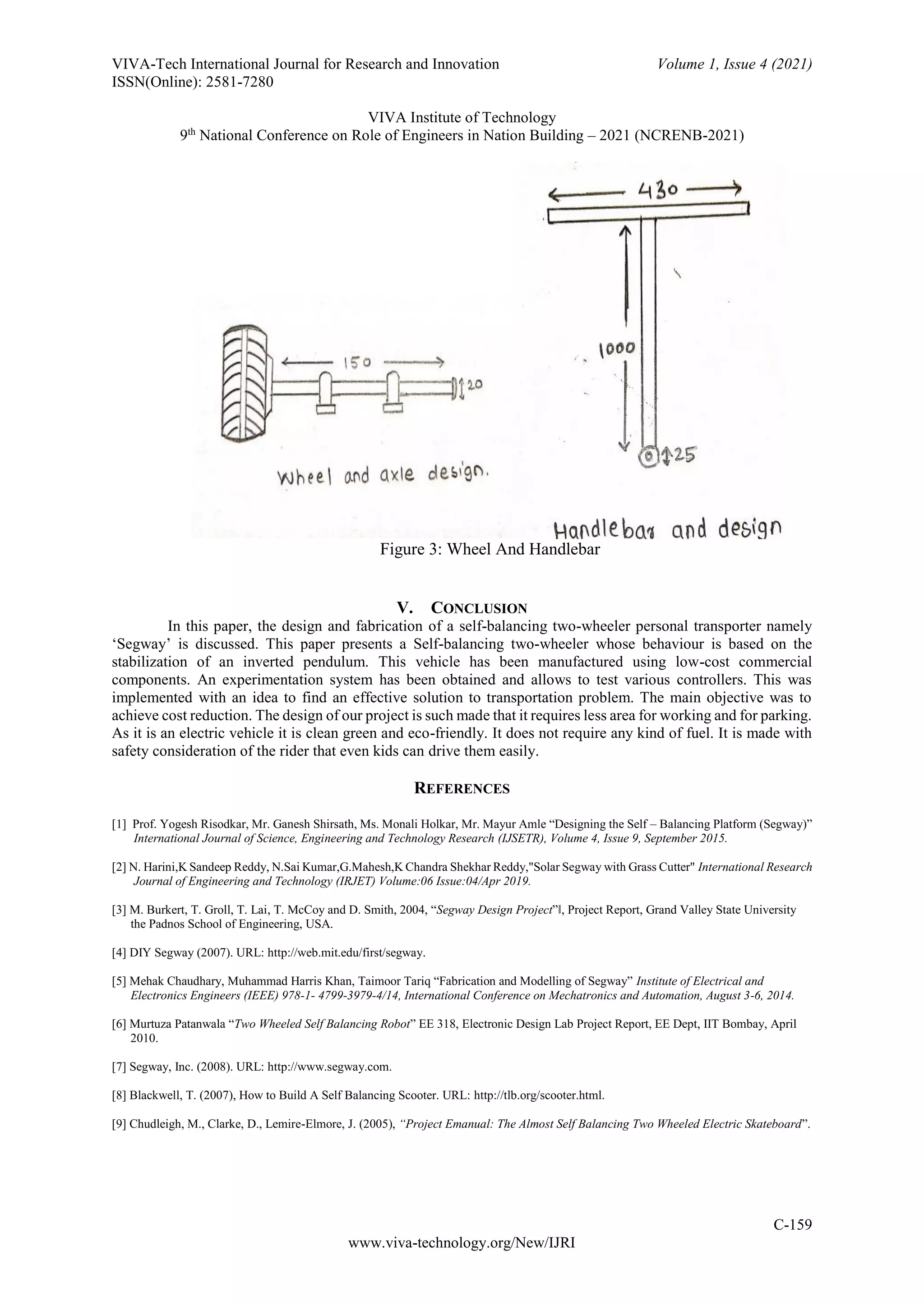 Self-Balancing Two-Wheeler | PDF
