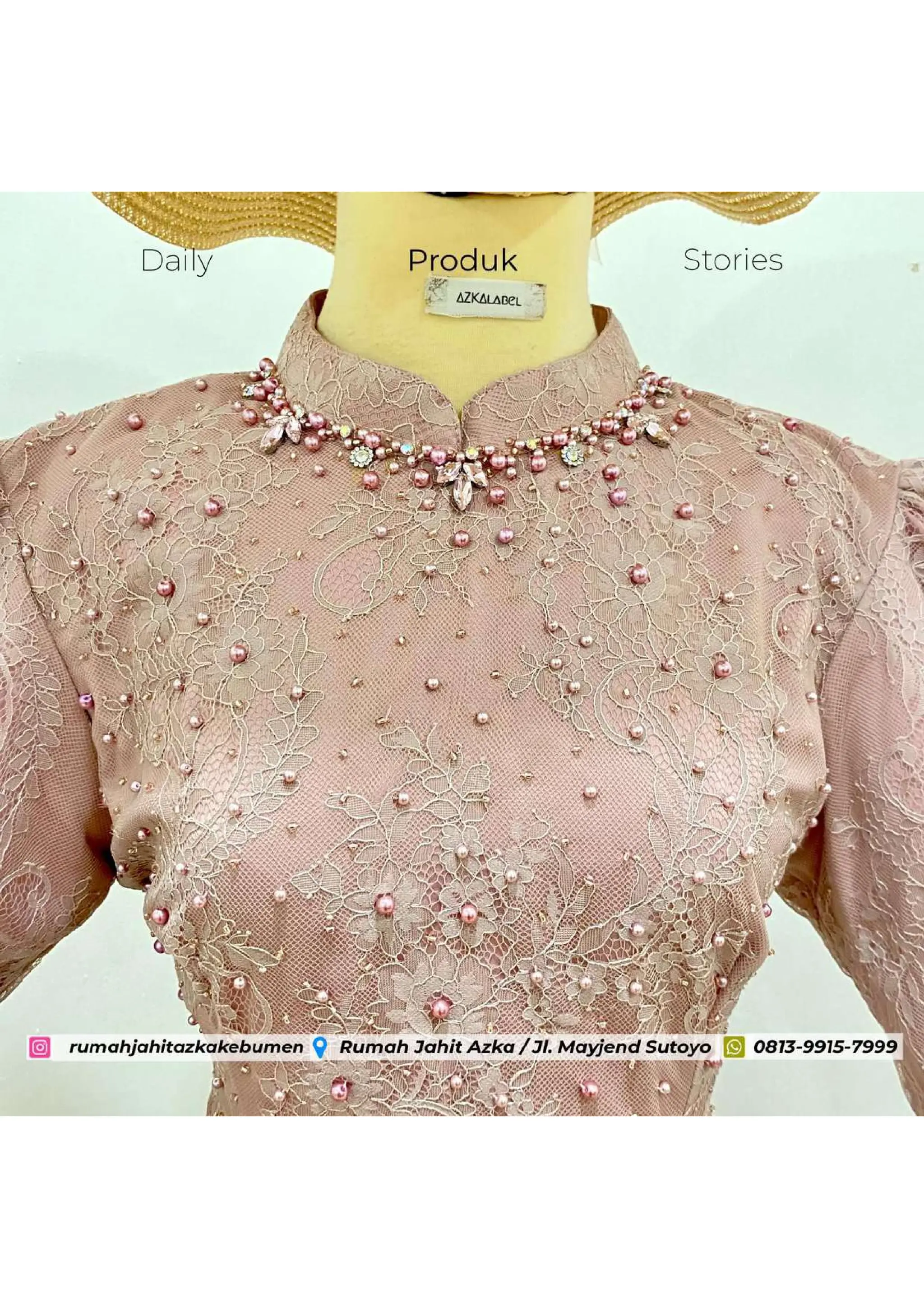 Set Kebaya Brokat Payet Modern by Rumah Jahit Azka | PDF