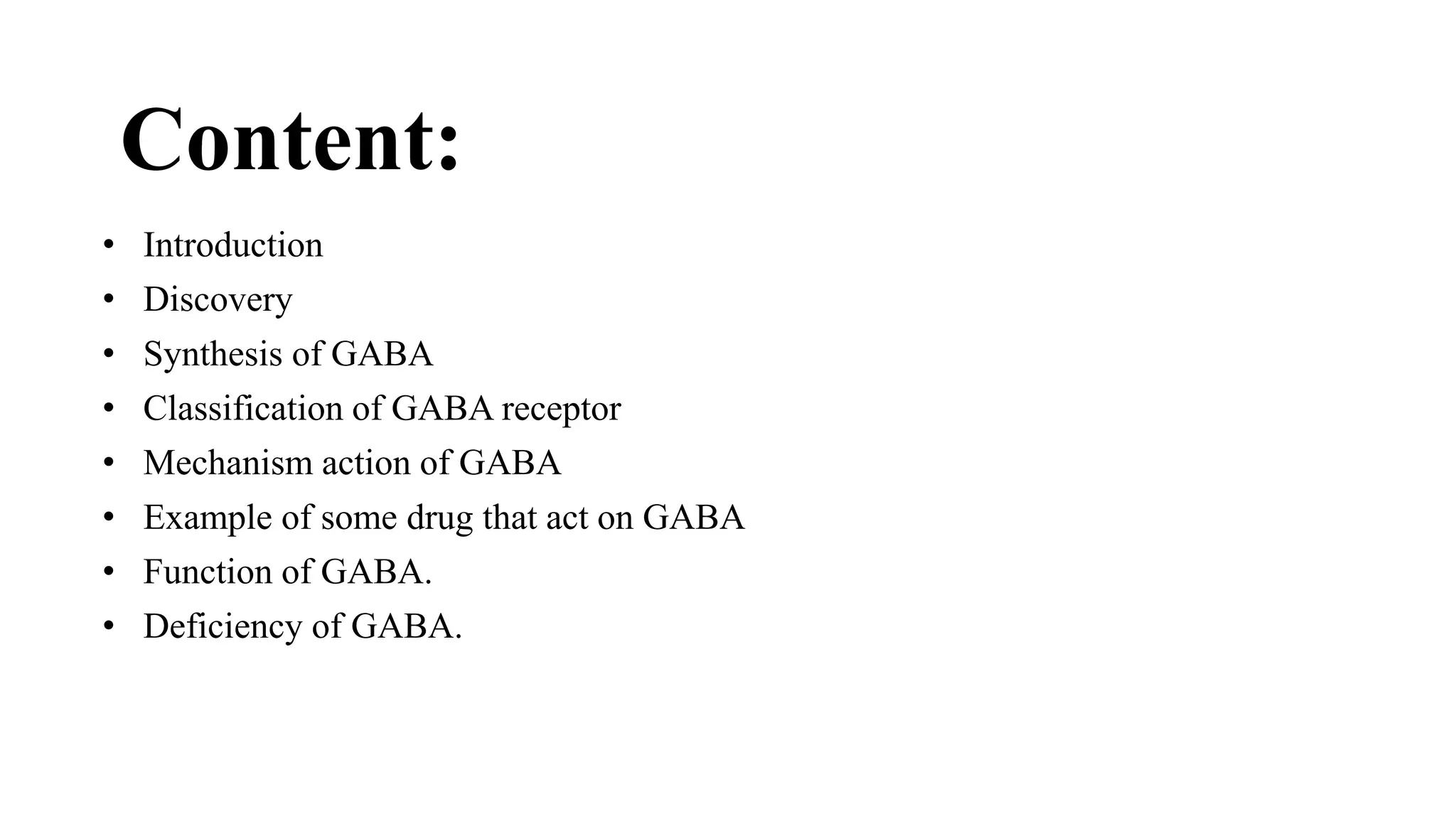 GABA | PPTX