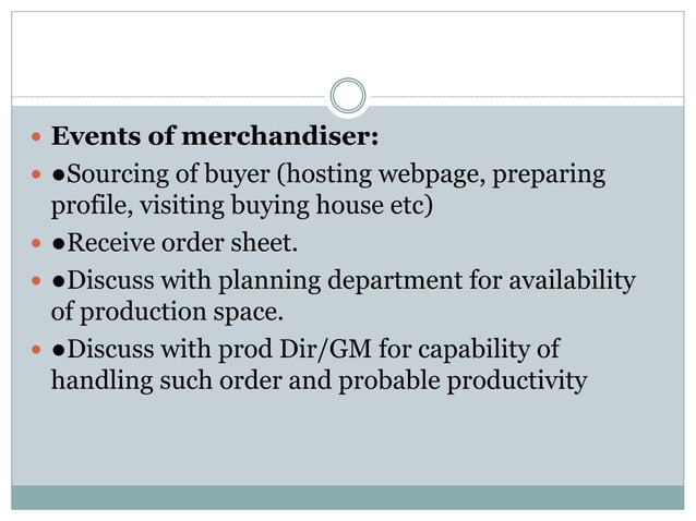 Garment Merchandising | PPTX