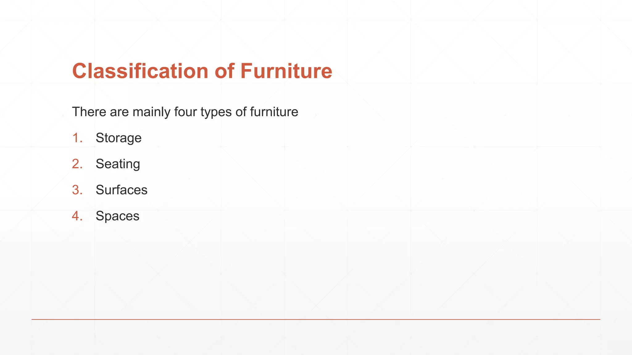 Presentation on Furniture | PPTX