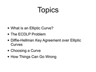 CNIT 141 12. Elliptic Curves | PPT