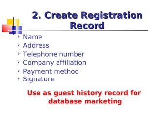 14100363 Hotel Front Office Registration | PDF